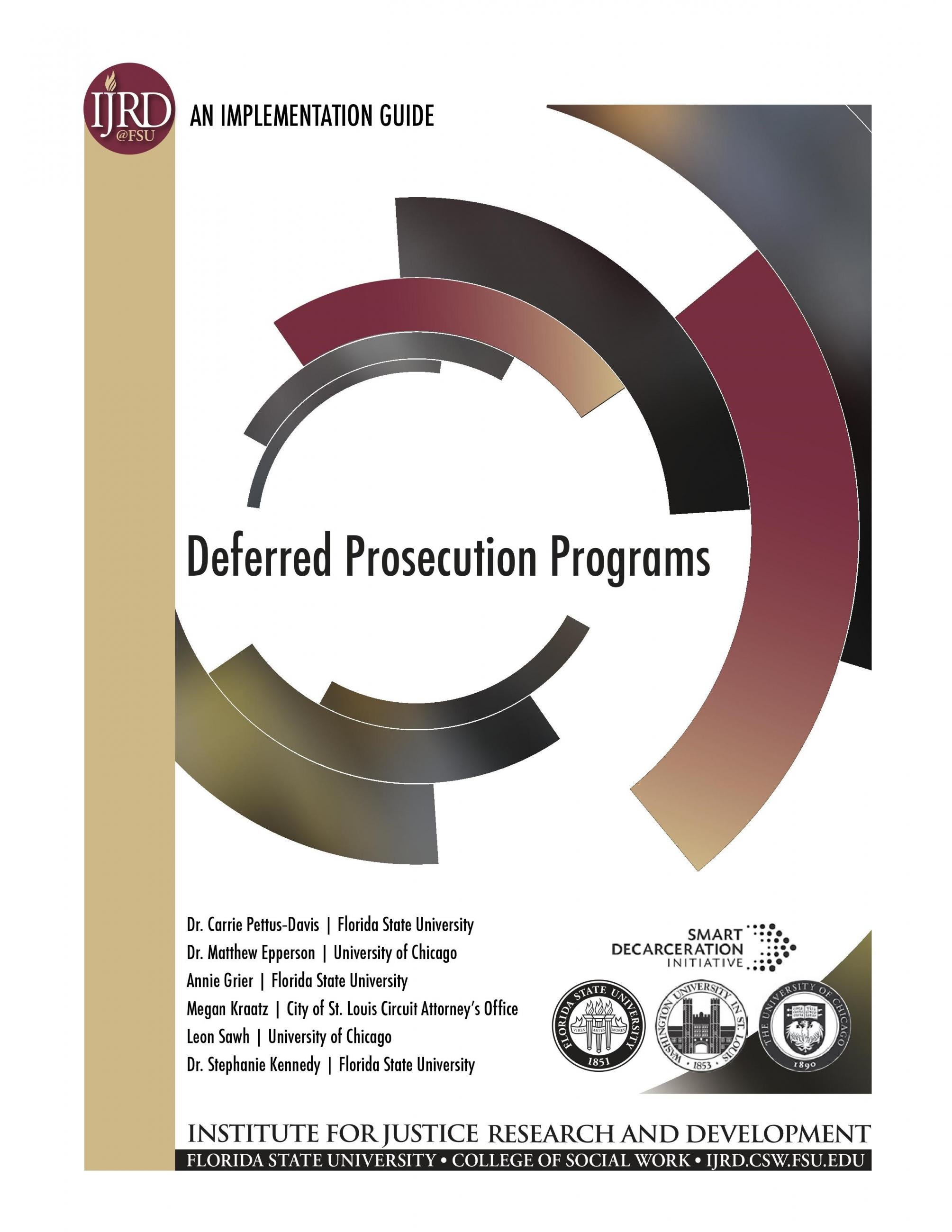 Deferred Prosecution Programs: An Implementation Guide | Institute for ...