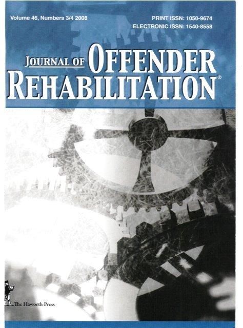 Intervention development study of the five-key model for reentry: An ...